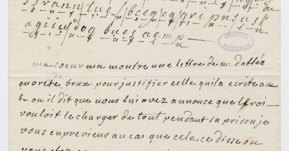 Centre de recherche du château de Versailles - Letters de Marie ...